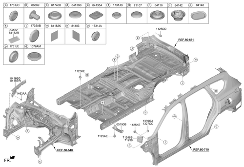 GENUINE NEW RH FENDER APRON UPR COVER SUITS HYUNDAI SANTA FE ELITE 2023 ...