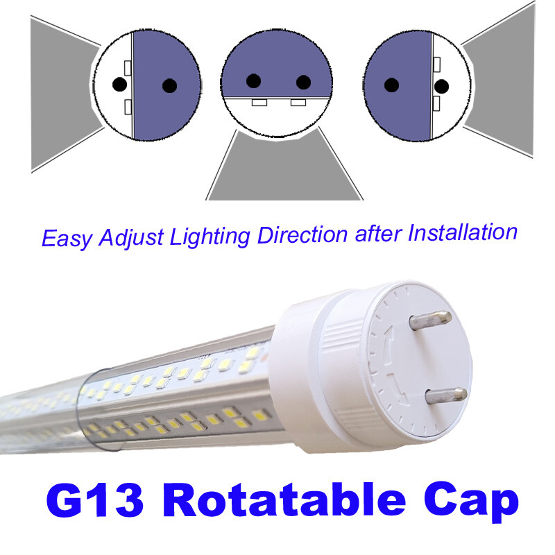 25 Pack T8 4 FT G13 Bi Pin Led Tube Light Bulbs 72W 4 Foot Led Shop ...