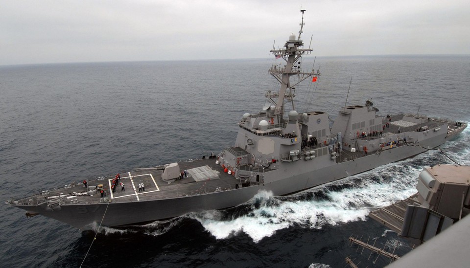 1/2000 USN Arleigh Burke-class Destroyer Deck Line Markings Ship Water ...