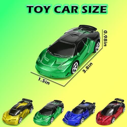 Pull Back Cars Toys 8 Pack Pull Back Racing Vehicles for Kids Toddlers ...
