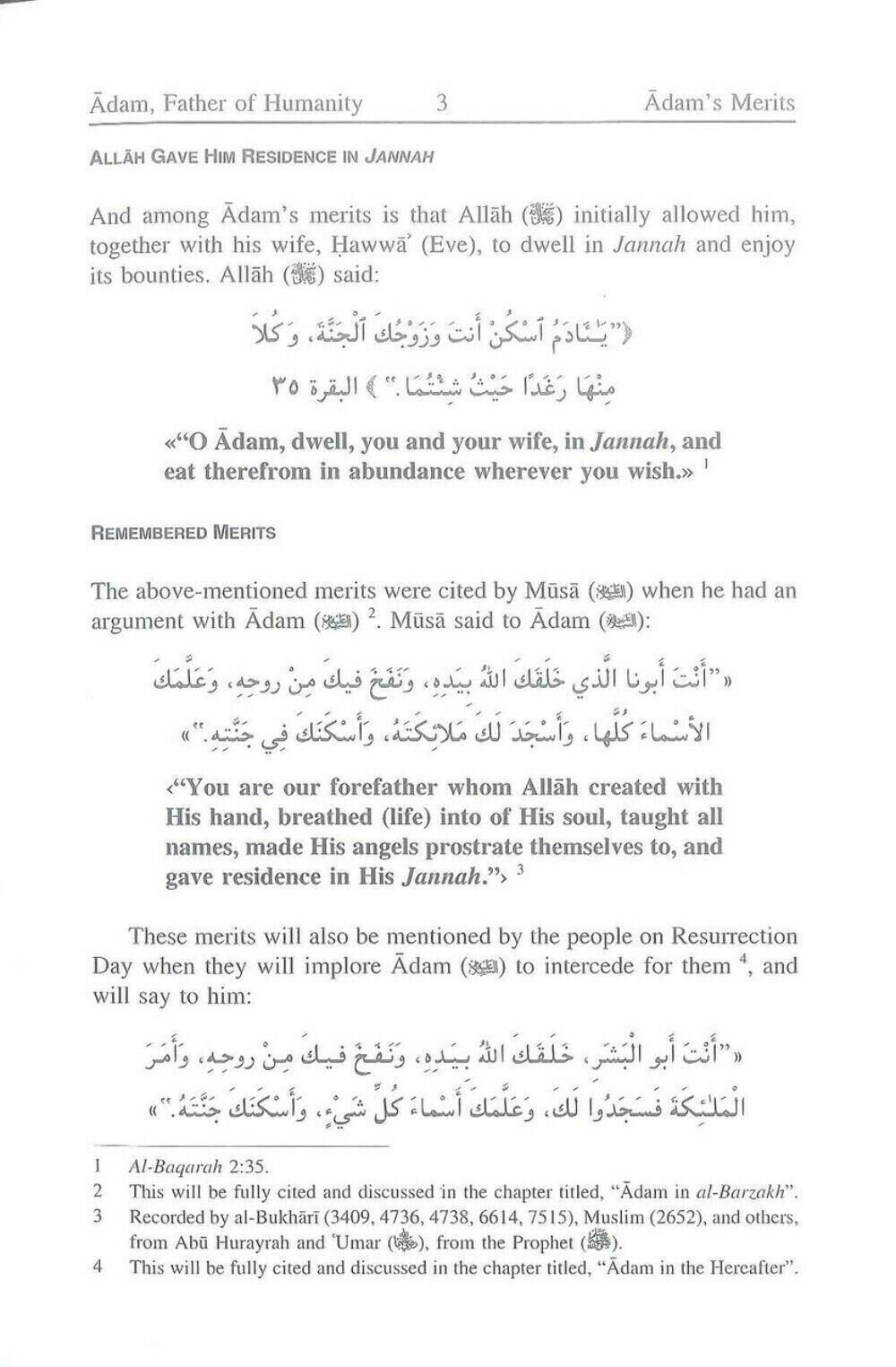 Adam Father of Humanity by Muhammad Bin Mustafa Al-jibaly for sale ...