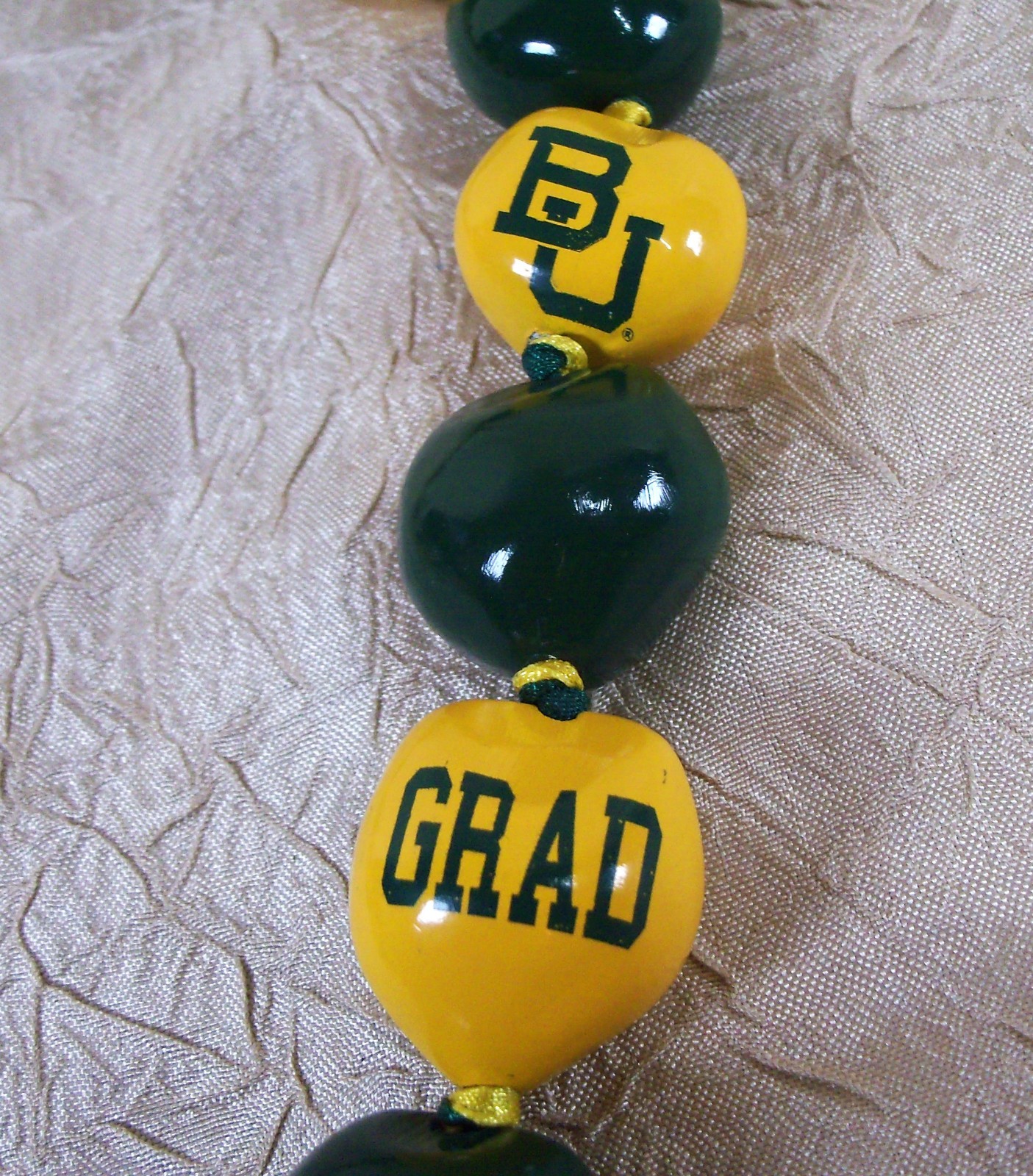 Baylor University Bears GRAD Necklace Graduation Beads | eBay