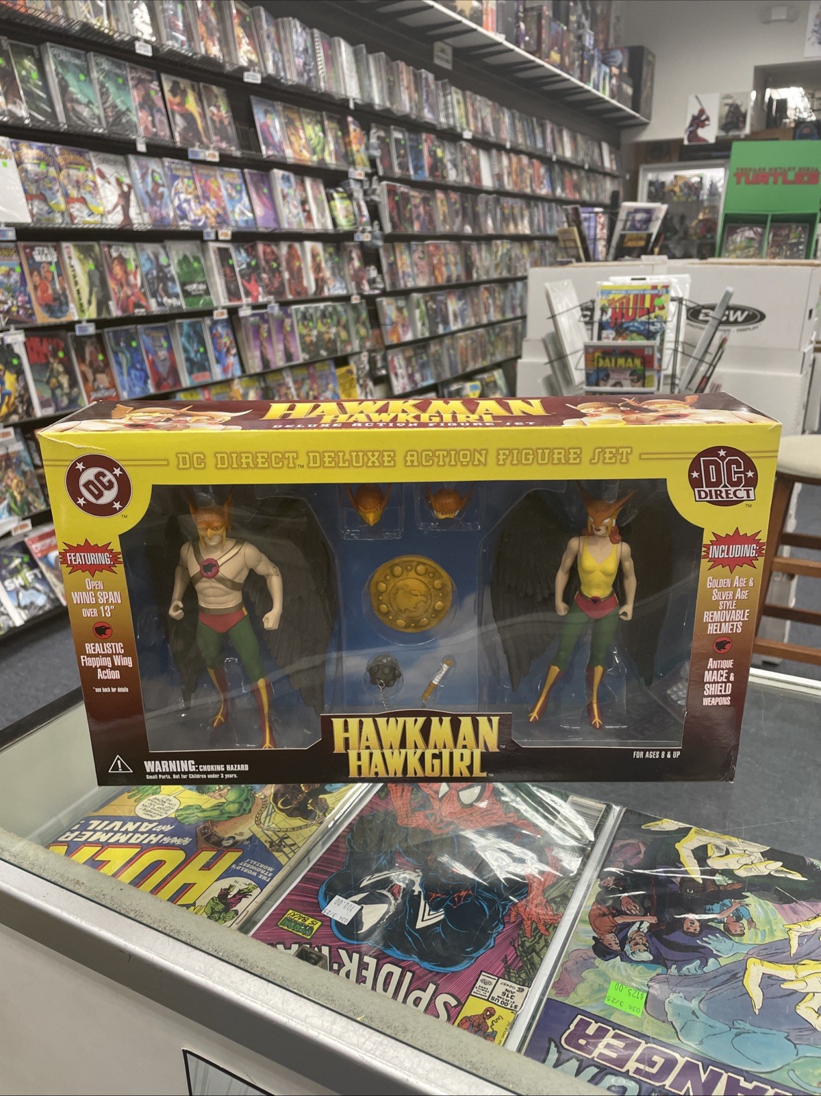 DC Direct Hawkman & Hawkgirl Action Figure Set - Golden & Silver Age ...