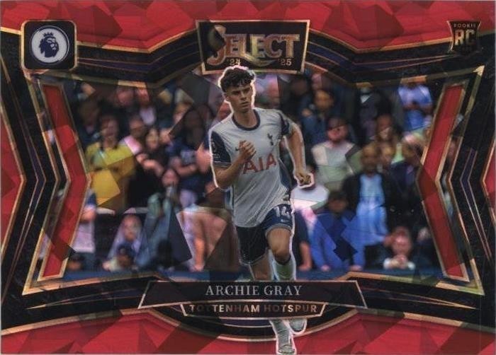 2024-25 Panini Select Premier League - Field Level Archie Gray #236 Red ...