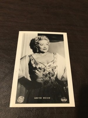 UNPOSTED MOVIE 4 X 6 POSTCARD - GRETHE WEISER | eBay