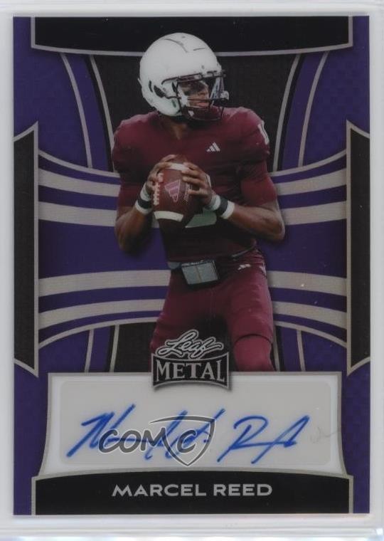 Marcel Reed 2025 Leaf Metal #123 Prismatic Purple /10 Price Guide ...