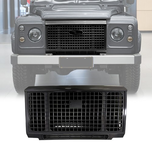 Gloss BLACK Front Grill FOR LAND ROVER DEFENDER 90 & 110 1990-2016 | eBay