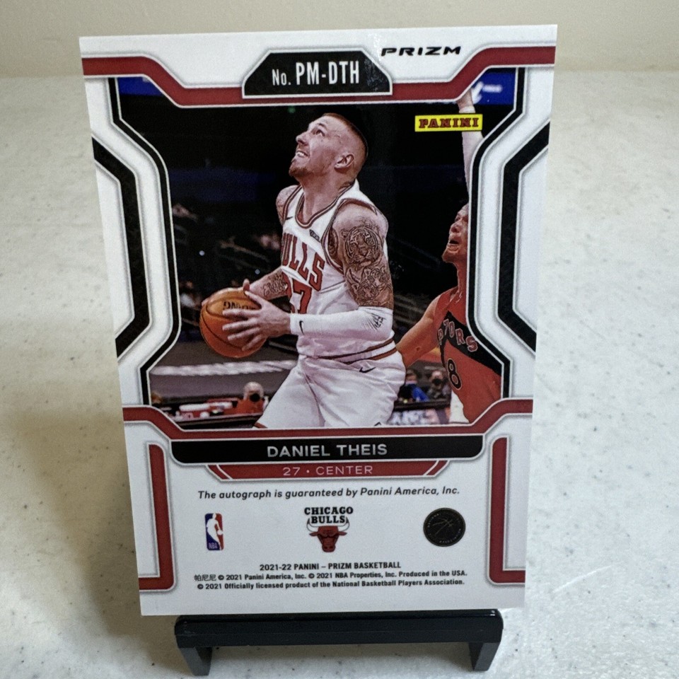 2021 Panini Prizm #PM-DTH Daniel Thies Penmanship Orange Ice Auto | eBay