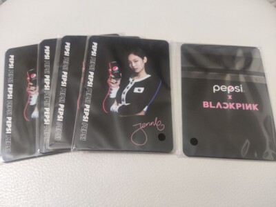 5 Sets BLACKPINK Pepsi Official Photocard Jisoo Jennie Rosé Lisa 4PC ...