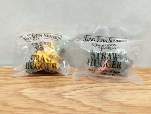 Long John Silver's 1993 Once Upon A Forest Straw Huggers - Lot Of 2 | eBay