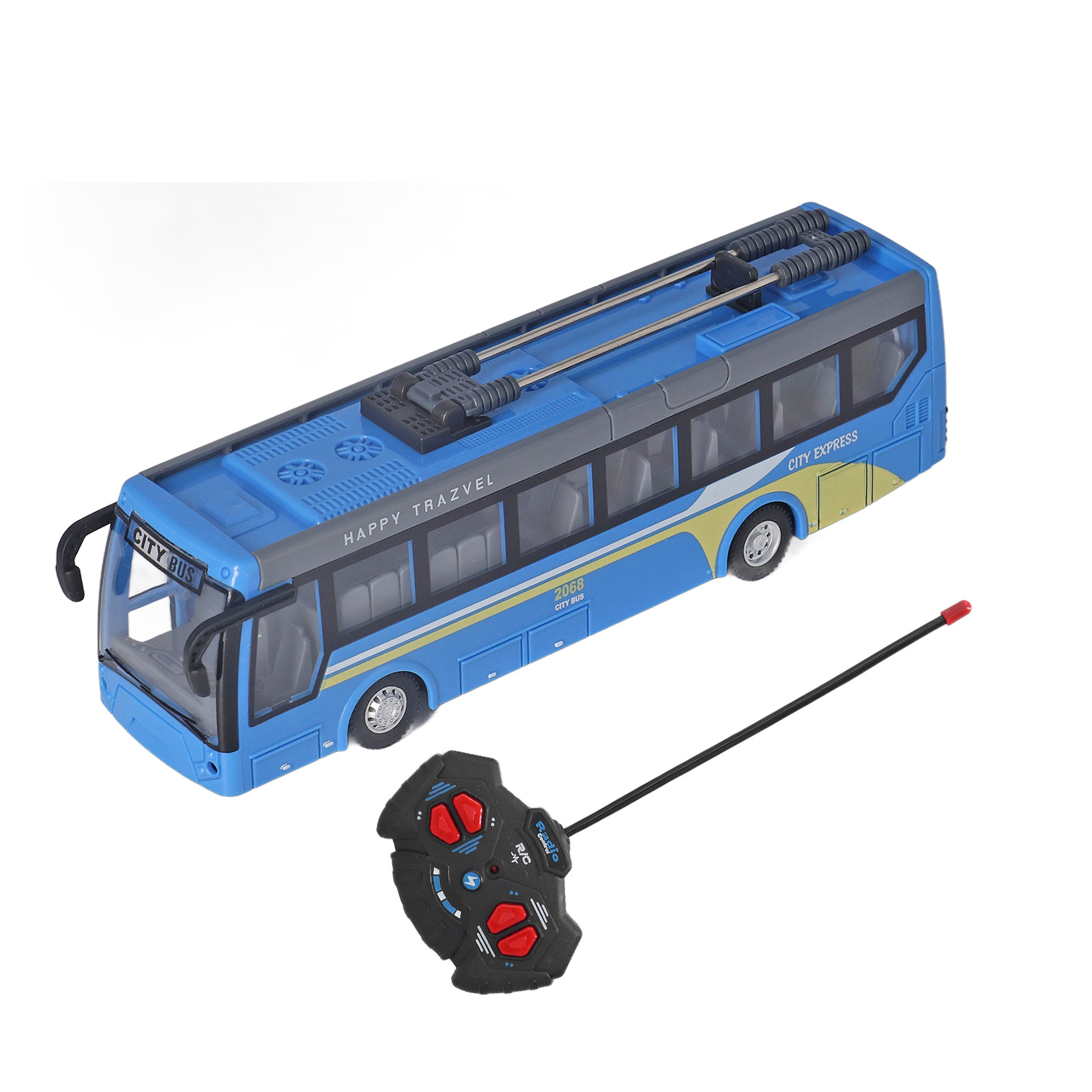 Remote Control Bus Toy RC School Bus Toy All Direction Driving Sturdy ...