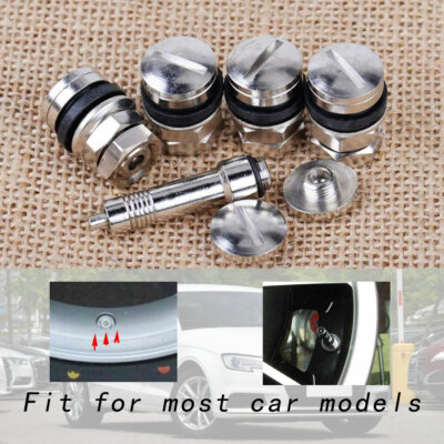 Car Truck Stealth Flush Mount Wheel Tyre Tire Hidden Valve Stems 4x ...