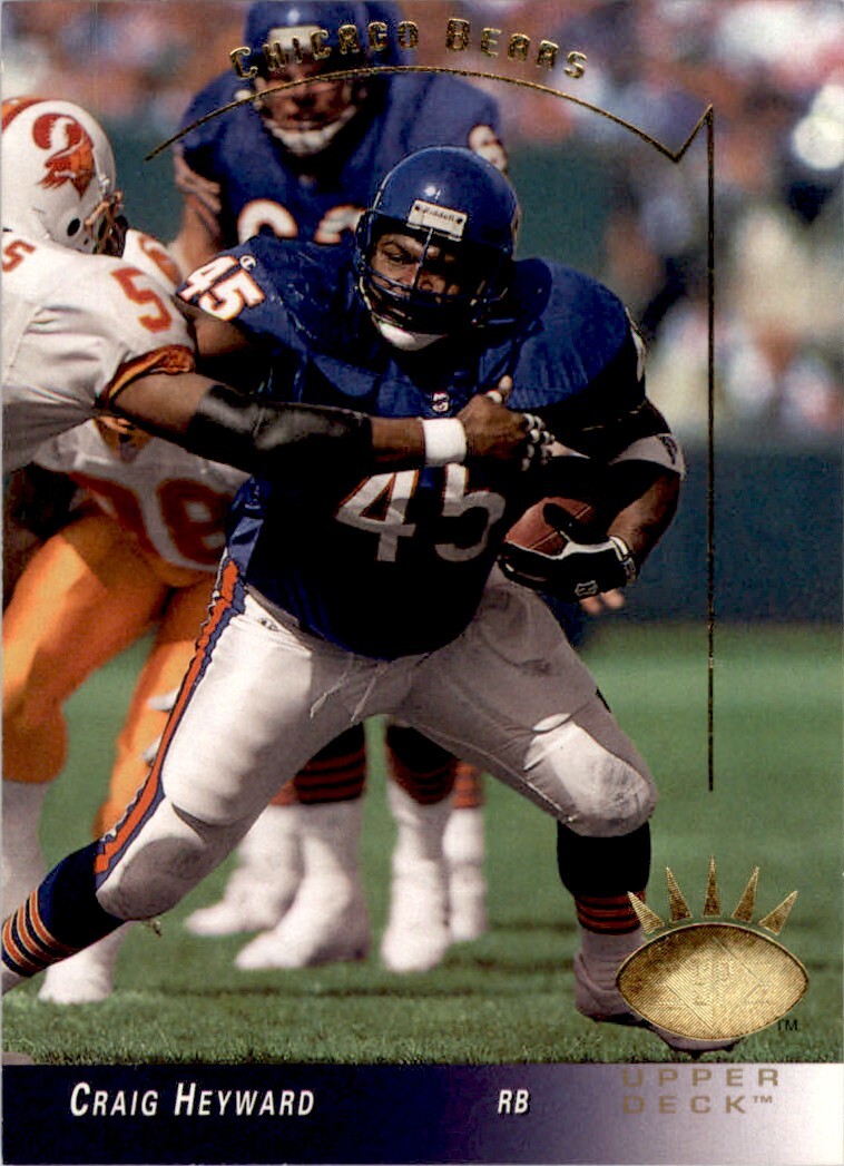 1993 Upper Deck SP Craig Heyward Chicago Bears #43 Football Card | eBay