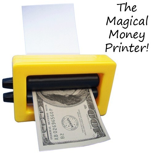 Money Maker Wonder Printing Machine Gimmick Close Up Magic Printer ...