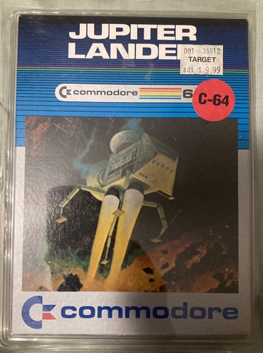 Vintage Commodore 64 Jupiter Lander New, Cartridge Sealed!! With Box Cover/Book | eBay