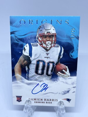 2019 Origins Damien Harris Autograph 7/25 | eBay