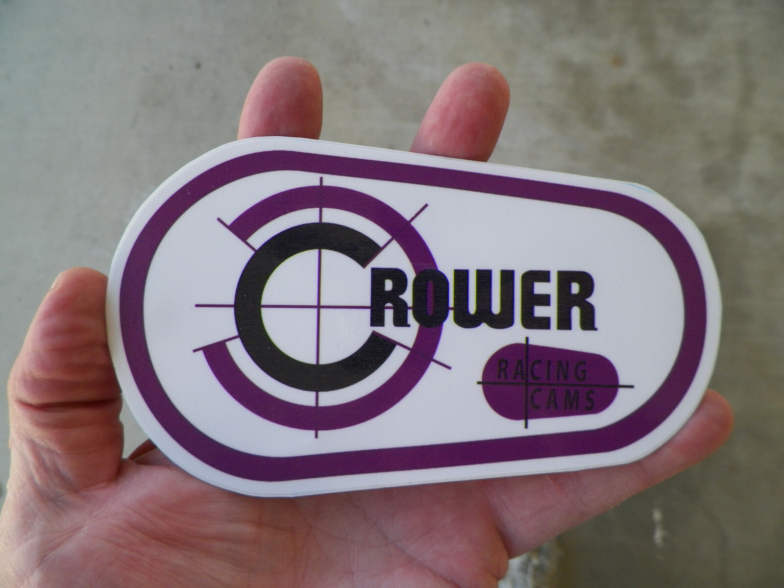 Vintage Style Crower Cams Drag Racing Vinyl Sticker/Decal 6" | eBay