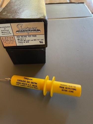 SIMPSON HIGH VOLTAGE TEST PROBE 00794 (BRAND NEW) | eBay