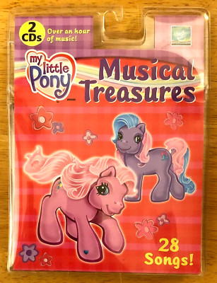 HASBRO'S MY LITTLE PONY—MUSICAL TREASURES—28 KIDS' SONGS ON 2 CDS—NEW ...