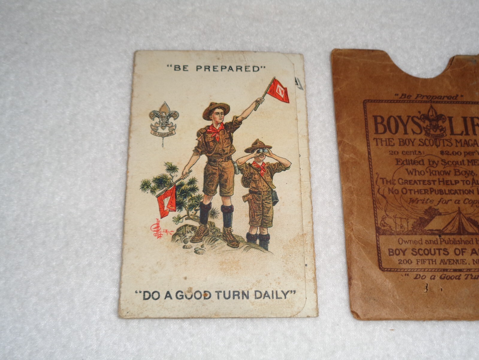 Boy Scouts of America 1922 Antique Original Identification ID Card w ...