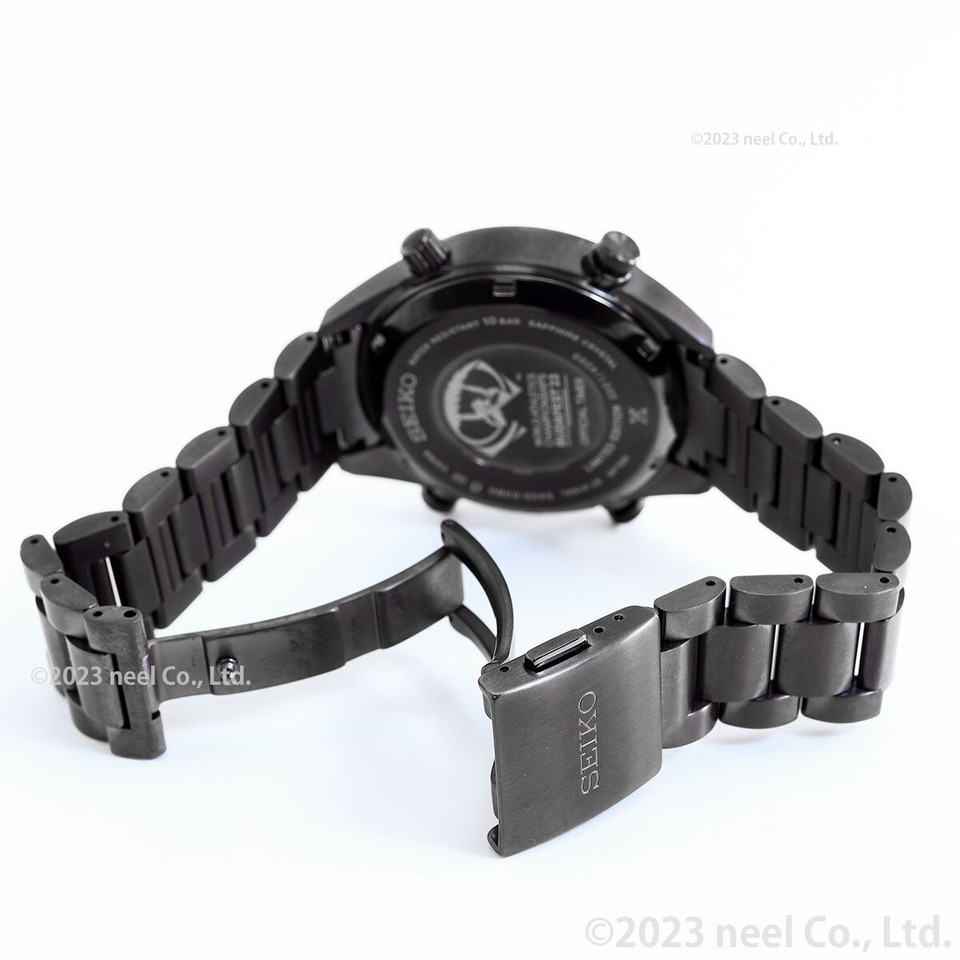 SEIKO PROSPEX SBER007 Black SPEEDTIMER Chronograph Solar Men's Watch New in Box | eBay