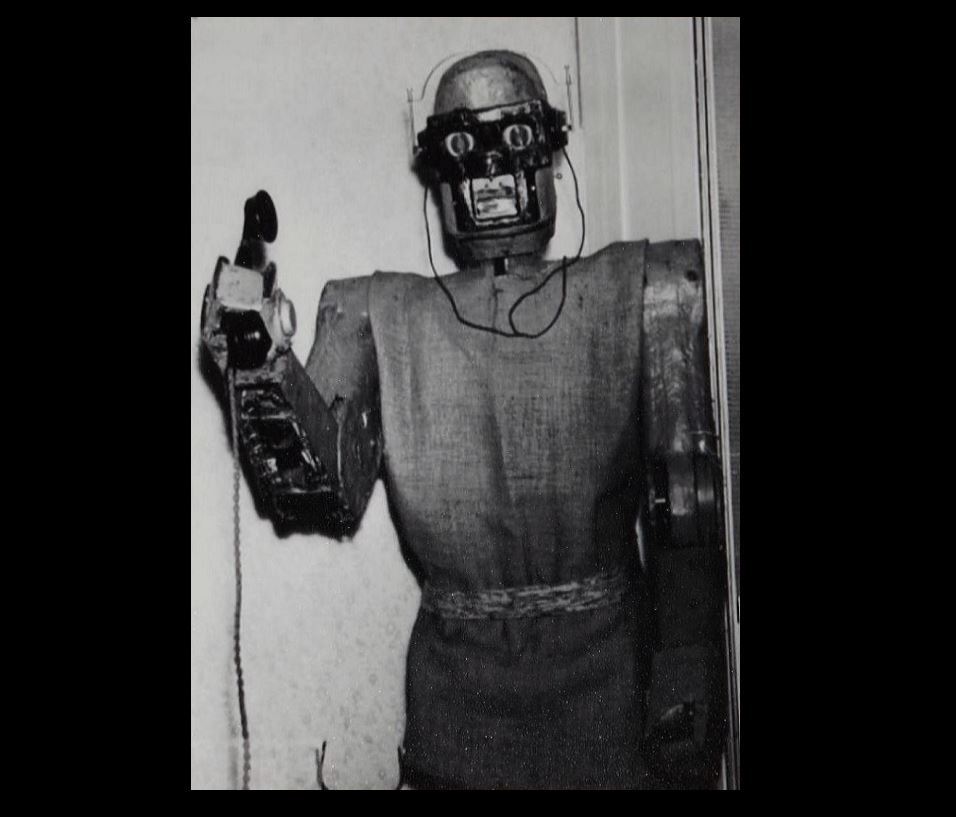 Vintage Freaky Robot Man PHOTO Creepy Weird Strange Scary Steampunk | eBay