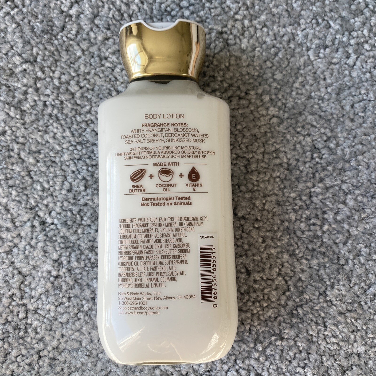 NEW Bath and Body Works Shea Butter AT THE BEACH Body Lotion 8 FL oz ...
