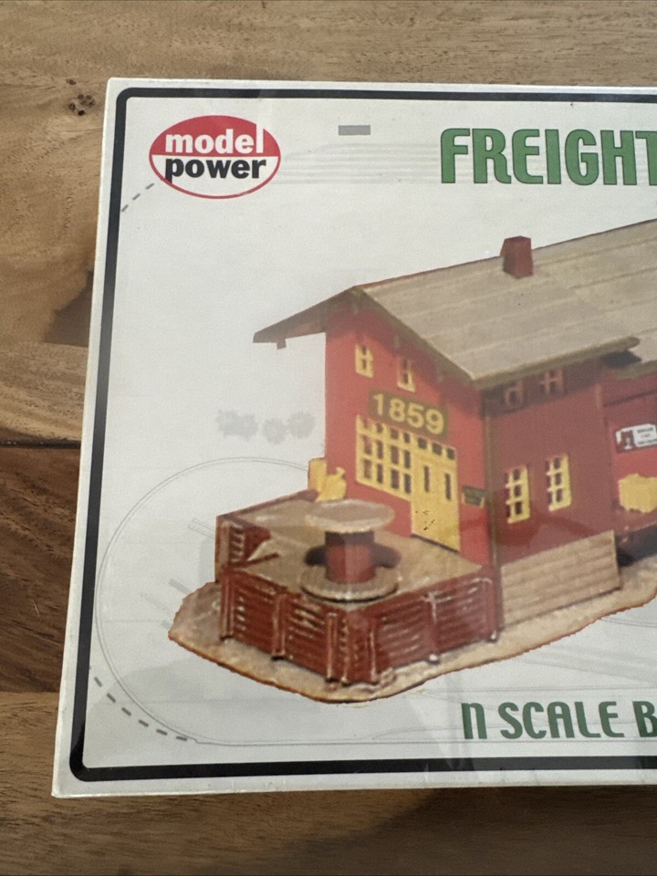 MODEL POWER N SCALE FREIGHT STATION BUILDING KIT 1576 NEW | eBay