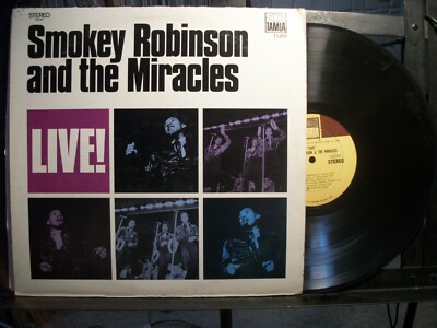 SMOKEY ROBINSON & THE MIRACLES Live LP VG+ 1969 Tamla TS289 | eBay
