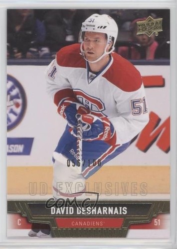 2013-14 Upper Deck UD Exclusives /100 David Desharnais #10 | eBay