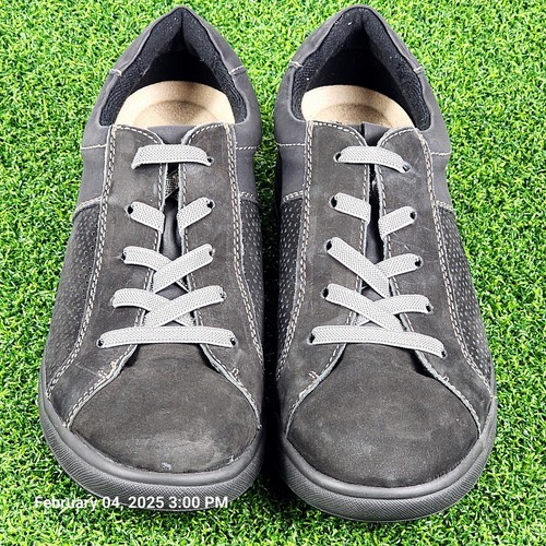 Earth Origins Shoes Women's 8.5 Elson Black Suede Slip On Oxfords ...