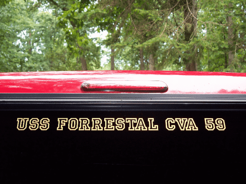 USS FORRESTAL CVA 59 Decal US NAVY Military USN S01 | eBay