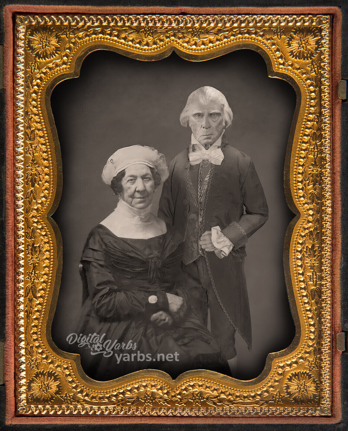 The Lost Daguerreotype of James and Dolley Madison Life Mask Print ...