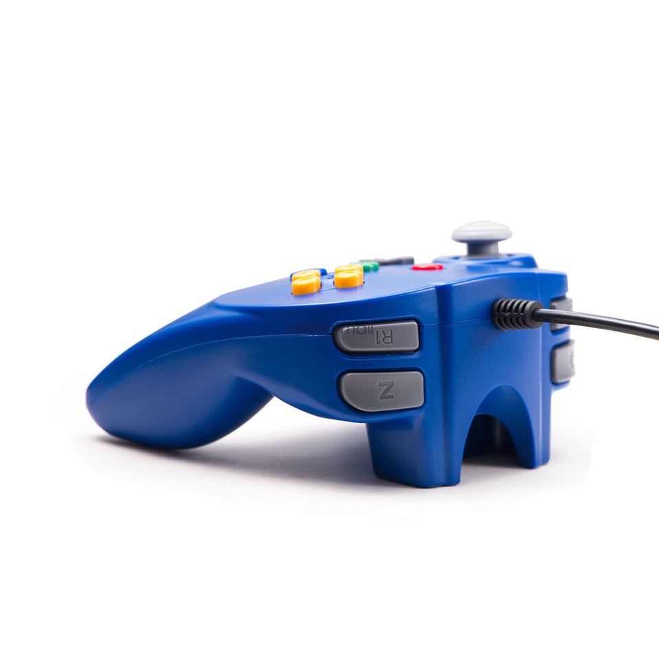 Mini N64 Wired Controllers Joystick Dual Z Button For Nintendo 64 Video ...