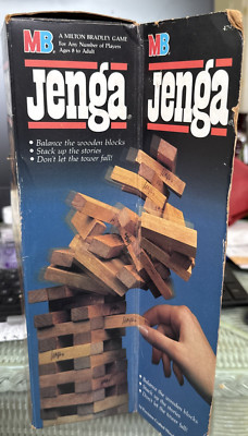 VINTAGE Original JENGA Classic Game 1986 Brand Complete | eBay