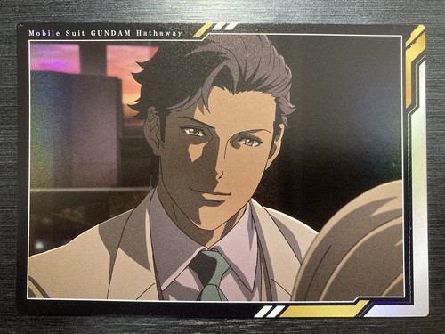 No.08 Kenneth Sleg Foil Mobile Suit Gundam Flash Hathaway Carddass ...