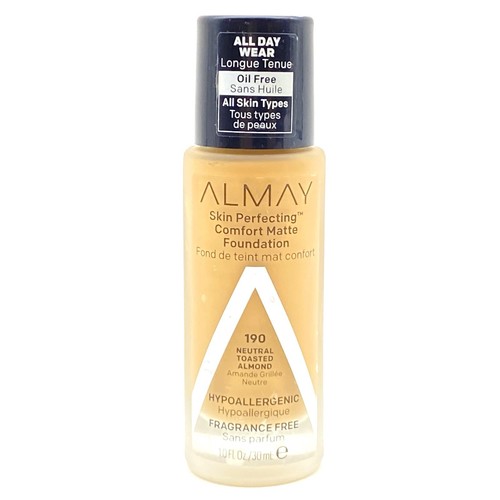 Almay Skin Perfecting Comfort Matte Foundation 190 NEUTRAL TOASTED ...