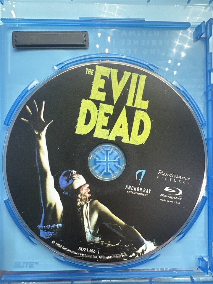 The Evil Dead (Blu-ray, 2010) Sam Raimi Bruce Campbell Original 1982 ...