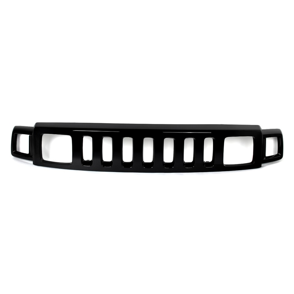 For Hummer H3 H3T 2006-10 Gloss Black Factory Style Front Upper Grille ...