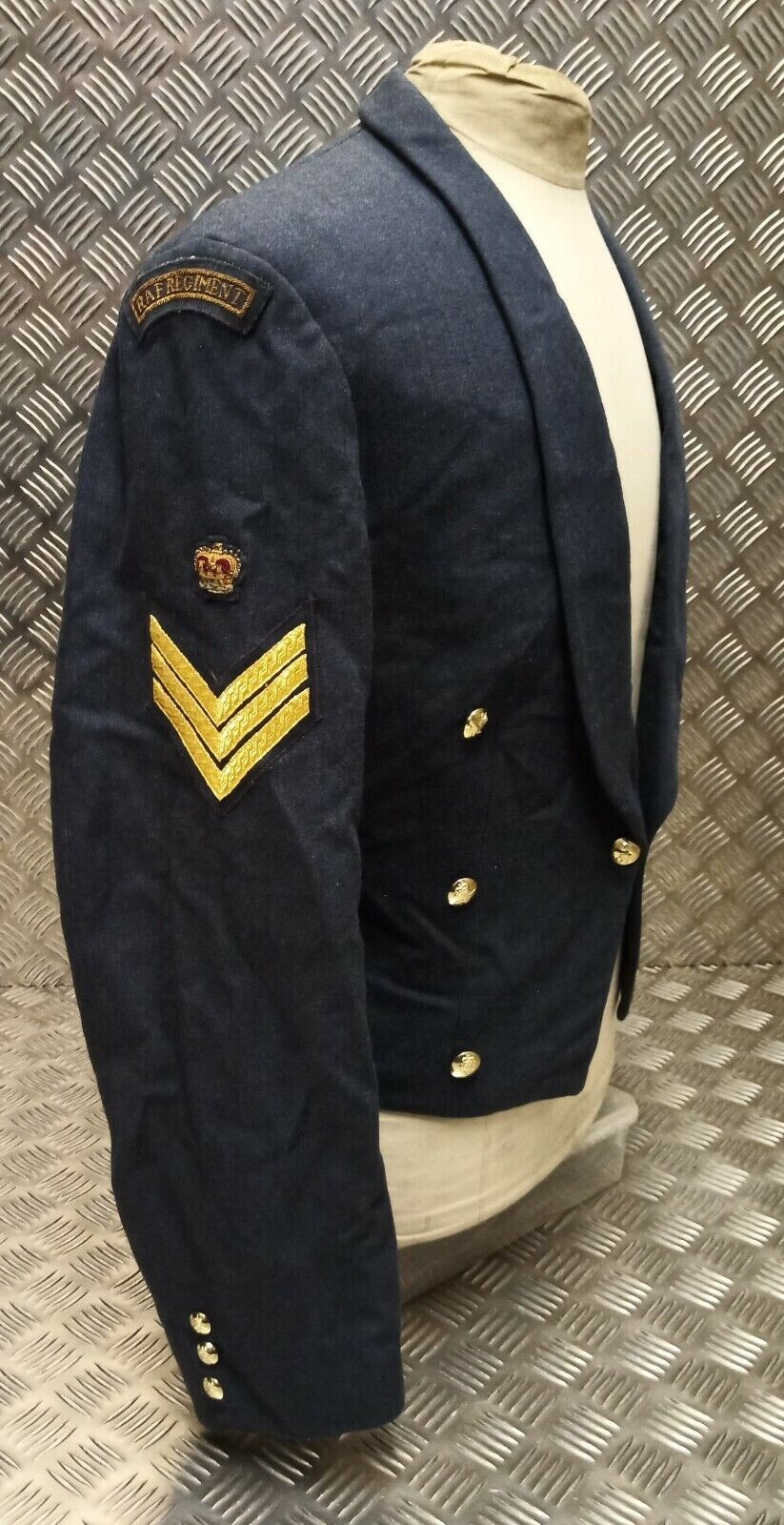 Vintage British RAF Royal Air Force Flight Sergeants Mess Dress Jacket ...