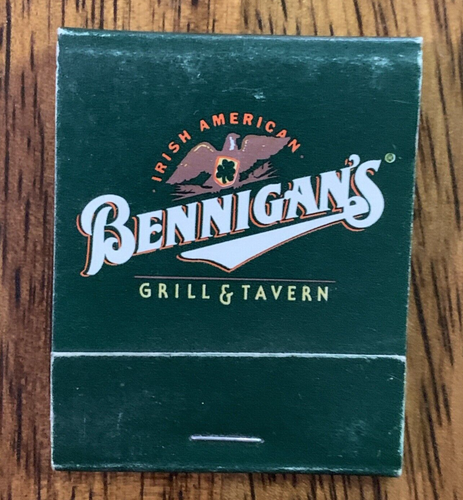 Matchbook Bennigan's Grill & Tavern Irish America #0388 | eBay