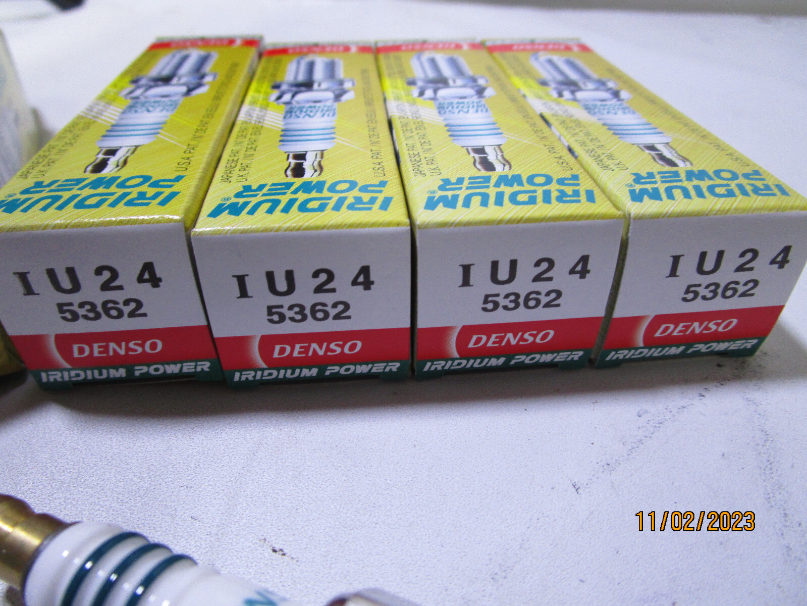 4 Spark Plugs Iridium Power DENSO IU24 5362 (4 pack) | eBay