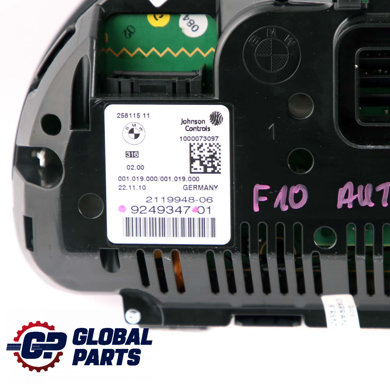 BMW F10 F11 Diesel Instrument Cluster Speedo Clocks Automatic 9249347 ...