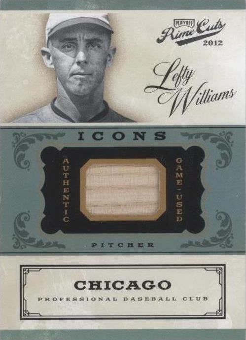 2012 Playoff Prime Cuts - Icons Lefty Williams #37 Bats /99 (MEM, RC ...