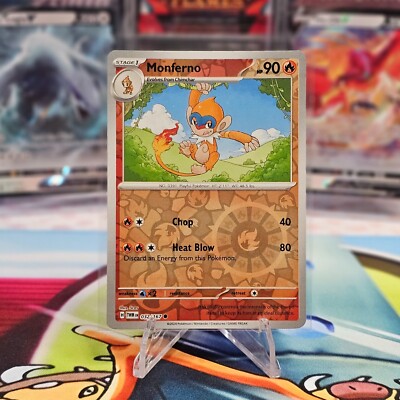Monferno - 032/167 - Twilight Masquerade - Pokemon TCG - Reverse Holo ...