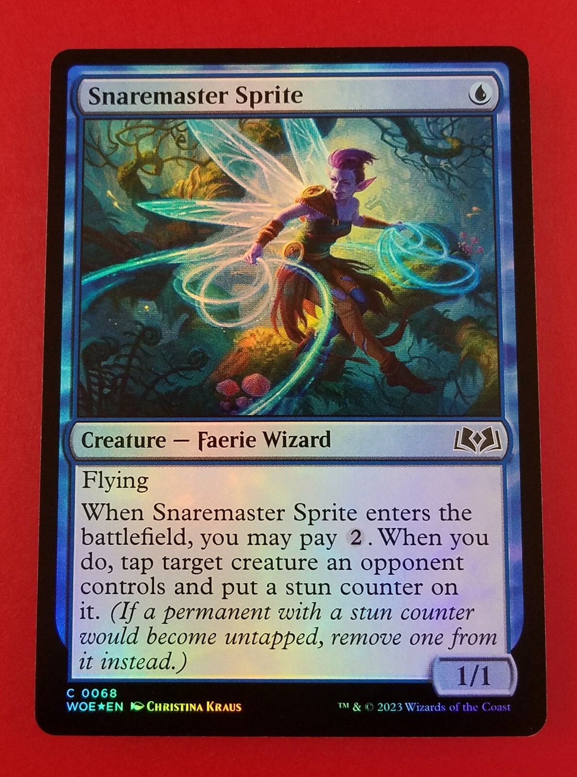 1x Snaremaster Sprite | FOIL | Wilds of Eldraine | MTG Magic Cards | eBay