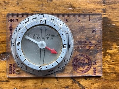 Vintage Boy Scouts of America BSA Compass Silva BSA 1960"s 2" x 3" | eBay