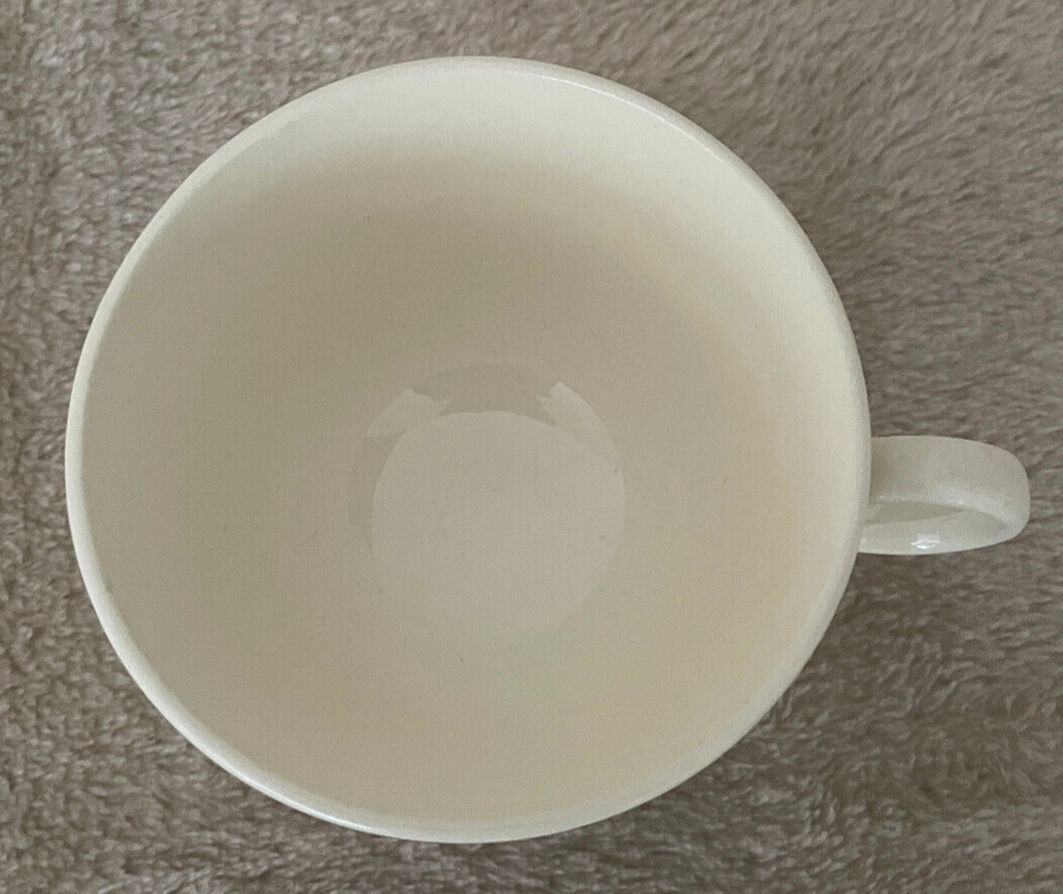 Taylor Smith Taylor Footed Teacup - NO Saucer - Green Trim Pink Rose ...