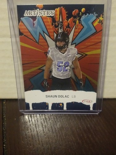 2025 Sage Artistry Blue #65 Shaun Dolac Los Angeles Rams RC | eBay