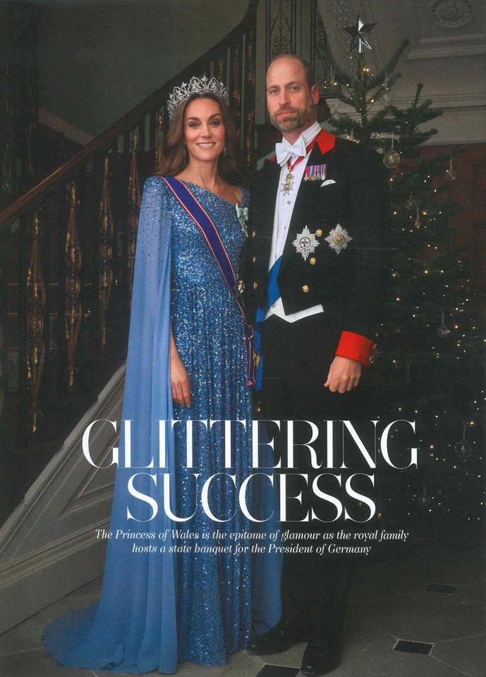 UK HELLO! Magazine: Princess Kate Prince William at Royal State Banquet ...